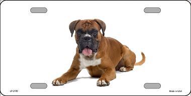 Boxer Dog Metal Novelty License Plate Tag LP2160 | eBay