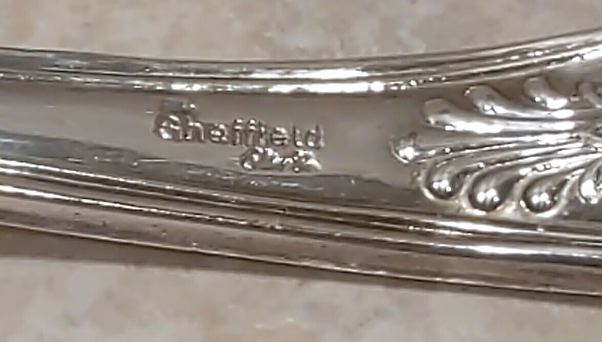 The Sheffield Silver Company 7" Sauce Ladle Silverplate Italy Kings ...