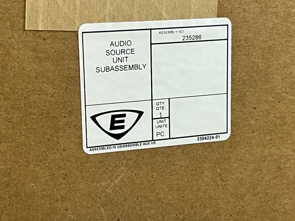 Edwards EST Audio Source Unit Subassembly ASU for EST Series Panel ...