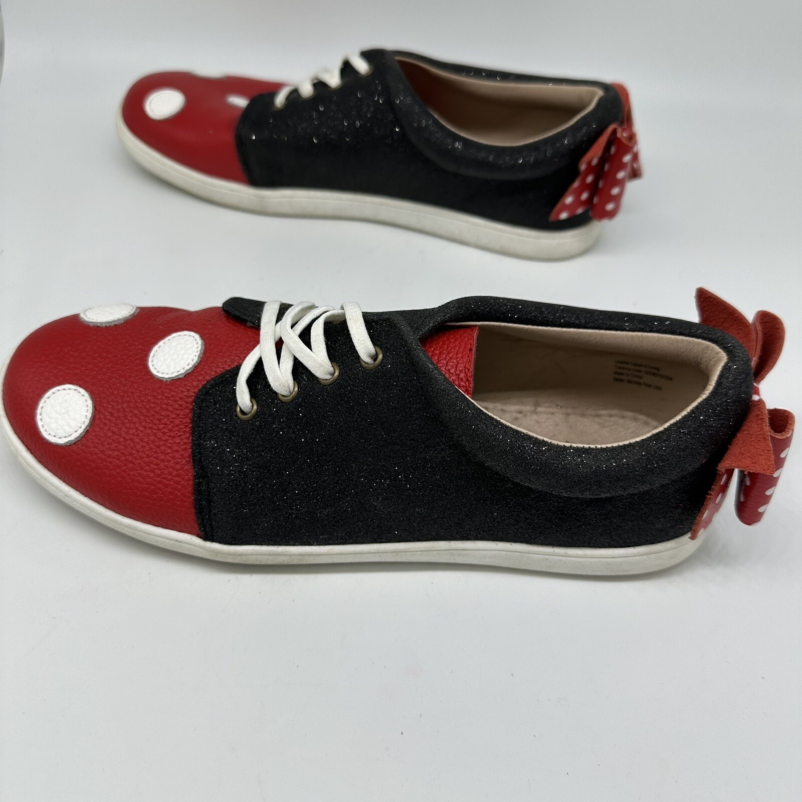 Monkey Feet Adult Minnie Mouse Shoes Size 39 Leather Disney Vacation ...