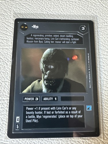 SWCCG: Myo Premiere SW Star Wars CCG Decipher | eBay