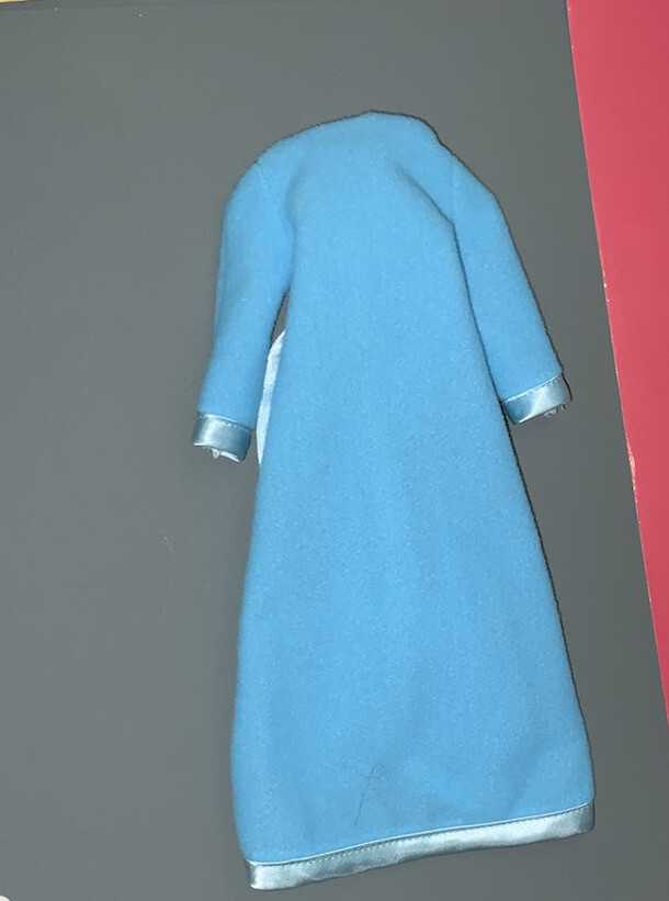 Vintage 1971 Barbie Doll Satin Slumber Blue Outfit 3414 Robe Pants Top ...