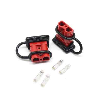 2X Battery Quick Connect Disconnect Jumper Connector Cable Plug 50A W ...