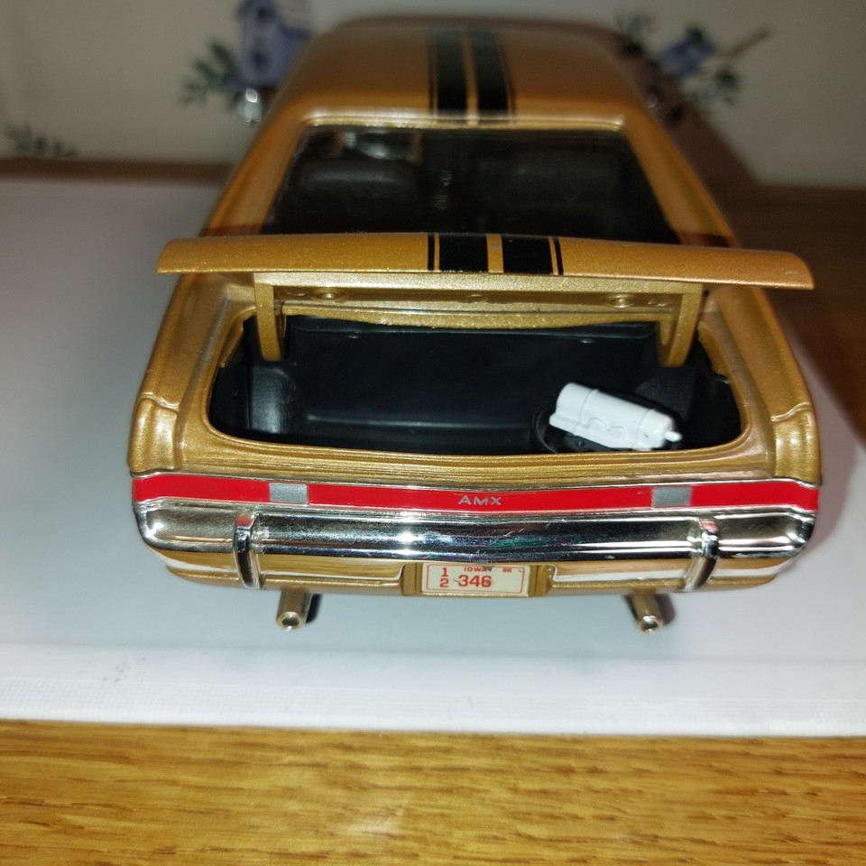 Elite Edition 1/18 Ertl 1968 AMC AMX IN GOLD-TOYS 'R US EXCLUSIVE COLOR ...