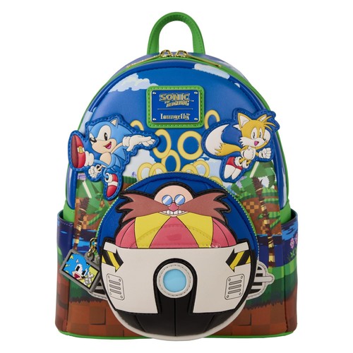 Loungefly Sega Sonic The Hedgehog Mini Backpack 671803545489| eBay
