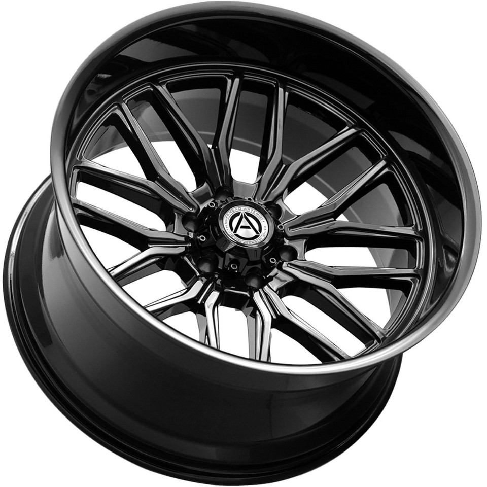 Artem Off-Road A207 Kosmo 20x10 8x170 -19mm Gloss Black Wheel Rim 20 ...