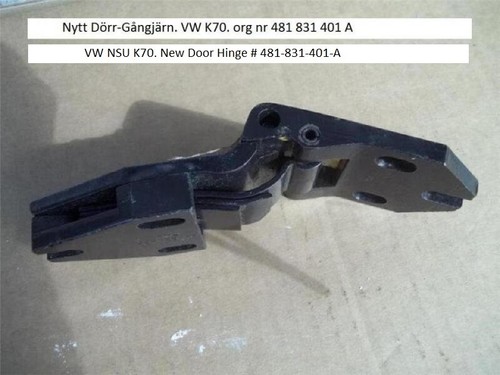 VW NSU K70. New Door Hinge # 481-831-401-A | eBay