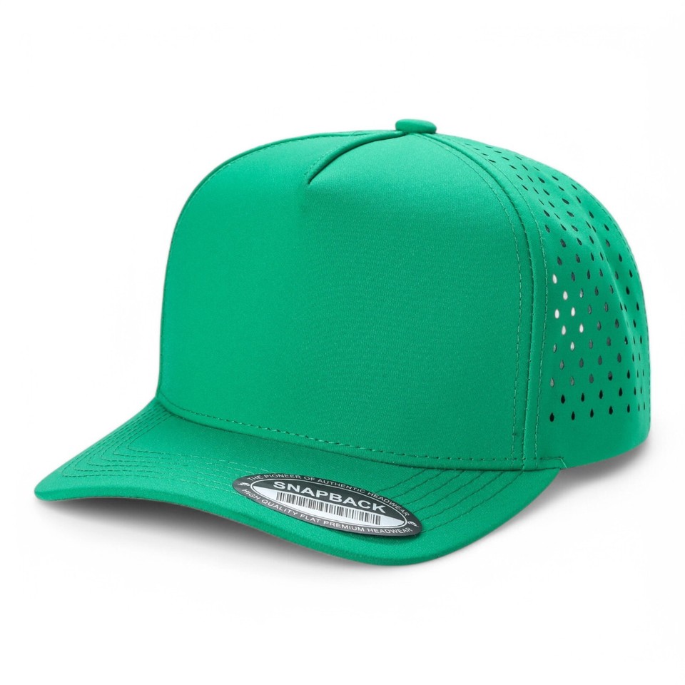 Mens Baseball Cap Snapback Adjustable Size Laser Vented Trucker Hat ...