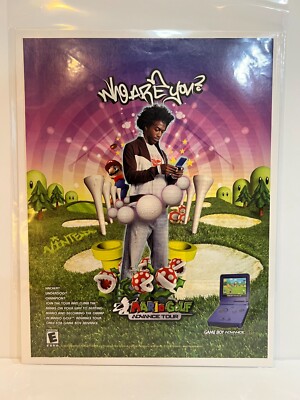 Mario Golf Advance Tour - Magazine Ad - Nintendo - Gameboy Advance SP ...
