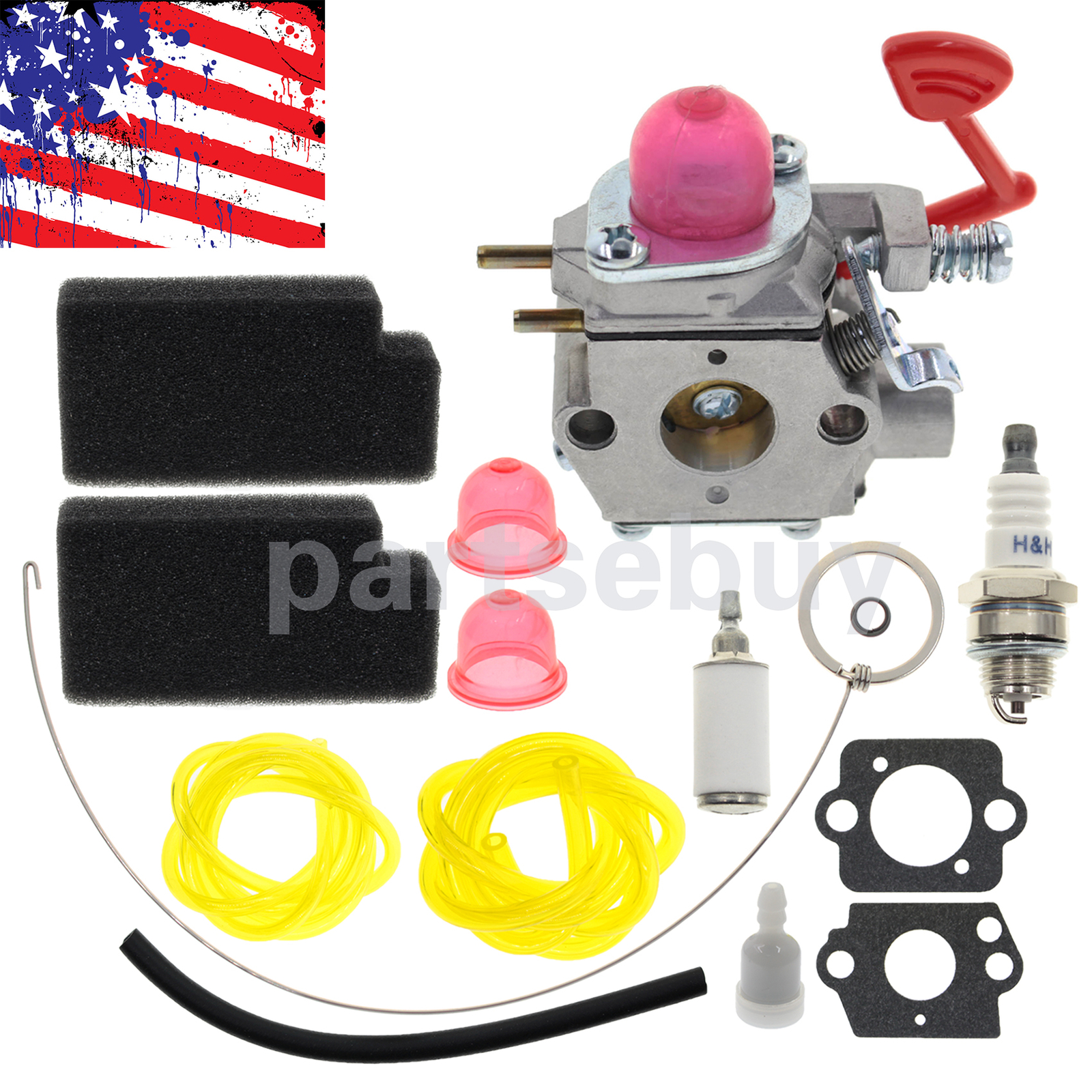 Carburetor For Poulan Craftsman Blower 545081855 Walbro WT-875 WT-875-1 ...