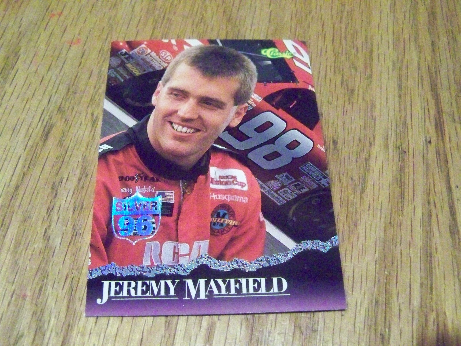 JEREMY MAYFIELD 1996 CLASSIC SILVER 96 NASCAR CARD | eBay