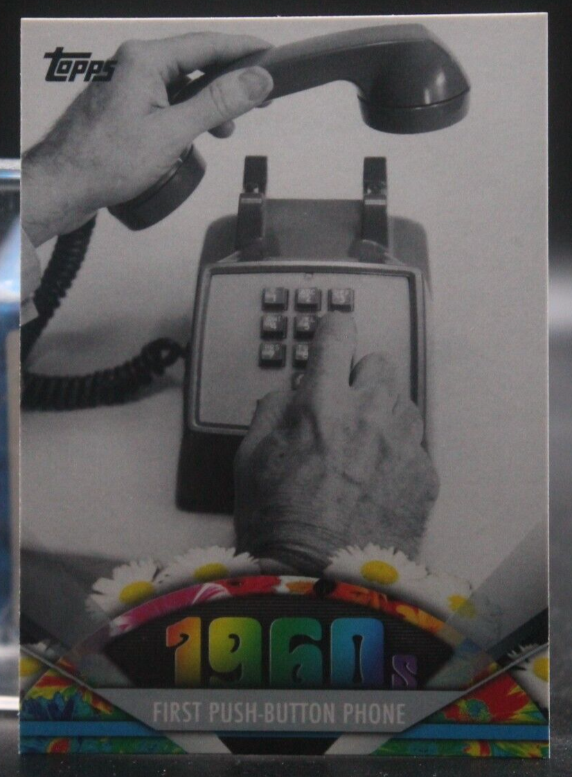 First Push Button Phone - 2011 Topps American Pie #84 | eBay
