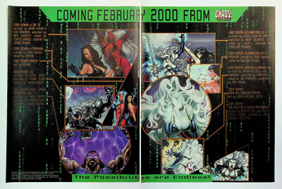 Lady Demon Lady Death vs Vampirella Chaos! Comics 1999 Print Magazine ...