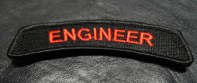 ENGINEER TAB 3.75 inch ACU TACTICAL TAB ROCKER MILITARY MORALE HOOK ...