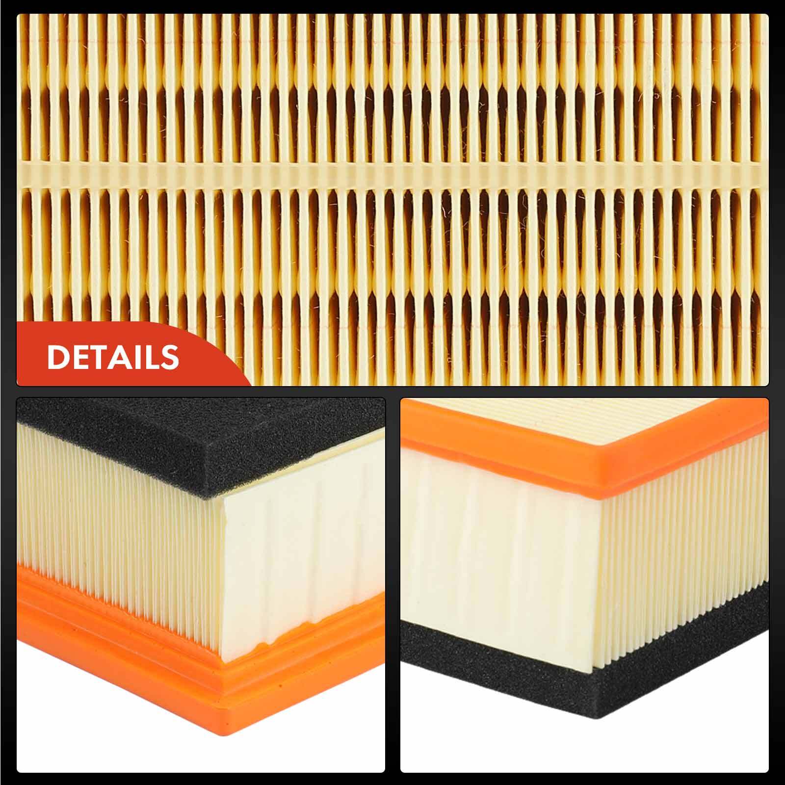 New 1Pc Engine Air Filter for Volvo XC90 2007-2014 3.2L Flexible Panel ...