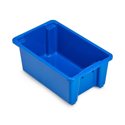 Stor-Tub IH-191 Blue,Red and Clear, 52 Litre - Stack and Nest ...