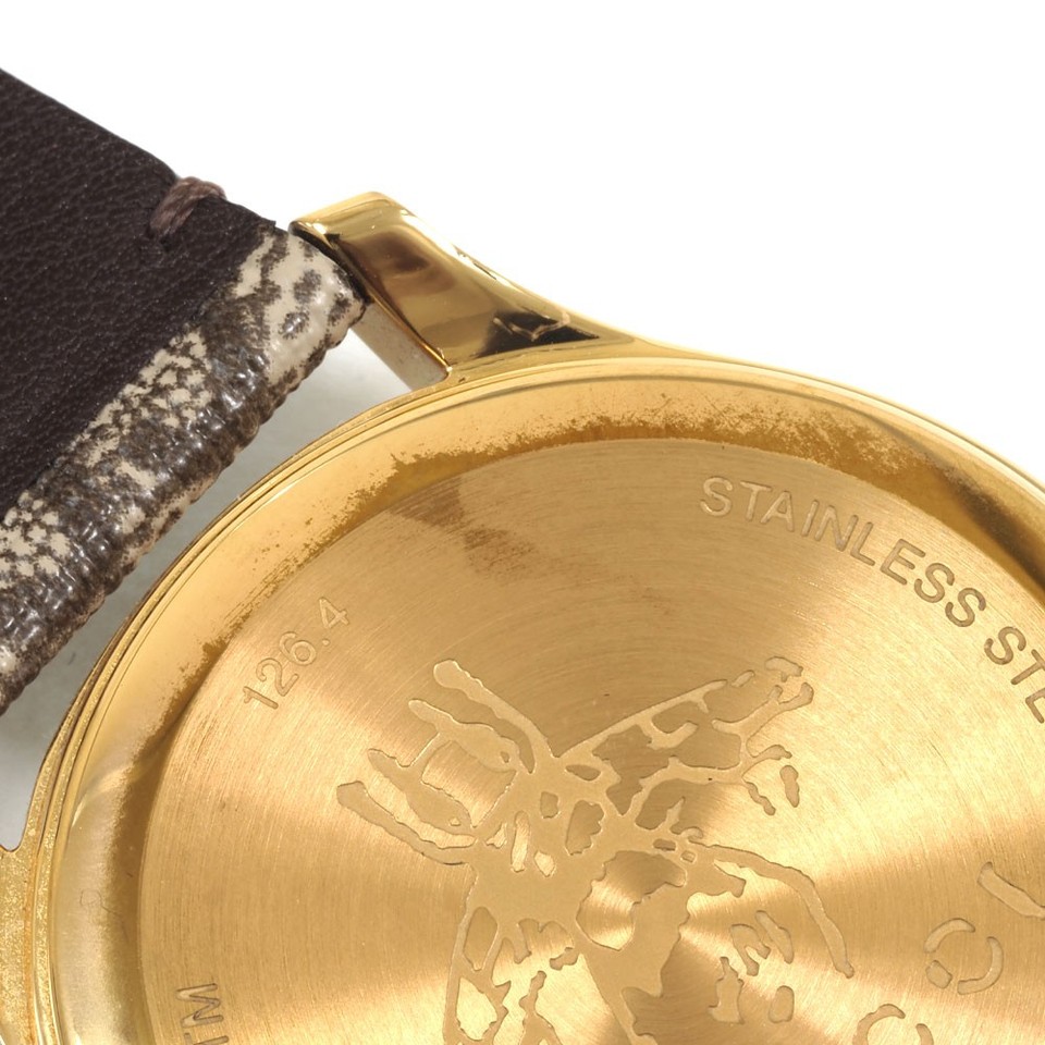 GUCCI G Timeless Bee Quartz Watch YA1264068 Gold Color | eBay UK