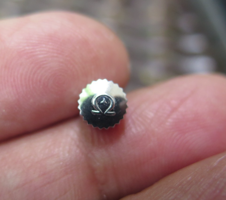 New NAIAD Crown for Vintage Omega Speedmaster 321`861 1MM Stem Size ...