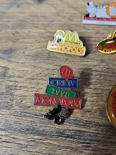 Lot Of 7 Vintage McDonalds Pins Easter Monopoly Holidays | eBay