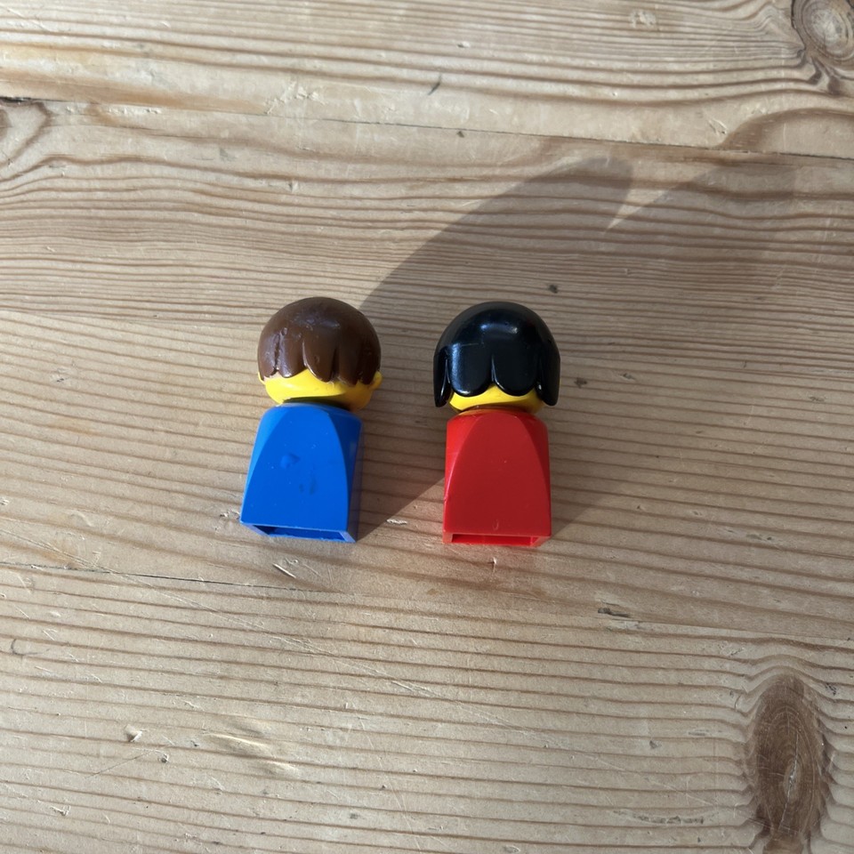 LEGO: Minifigure ~ Vintage Fabuland Female & Male Finger Puppet 350 ...