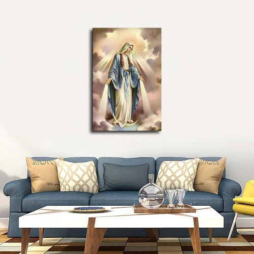 Blessed Virgin Mary Poster Mother Mary Poster Picture HD Canvas Print ...