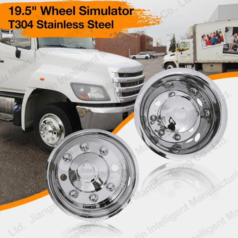 19.5'' wheel simulator 8 Lug 4 Hand Holes for Chevy GMC/Ford/Hino ...