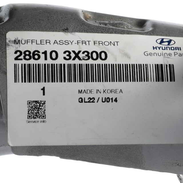 Hyundai Elantra 2011 - 2015 1.8 Front Muffler Genuine OEM 286103X300 ...
