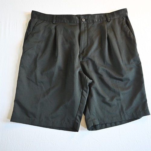 adidas 40x10.5" Black Pleated Climalite Golf Performance Mens Shorts | eBay