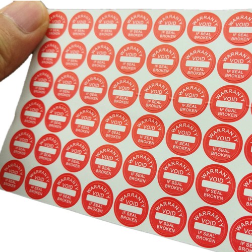 2000pcs Warranty Void if Seal Broken Tamper Proof Security Stickers ...