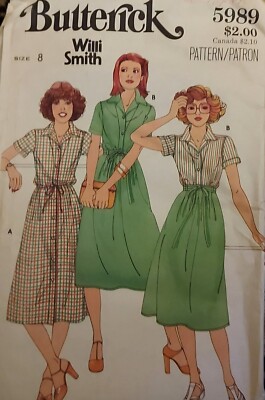 Butterick 4345, Size 8, Vintage, Factory Folded Pattern | eBay