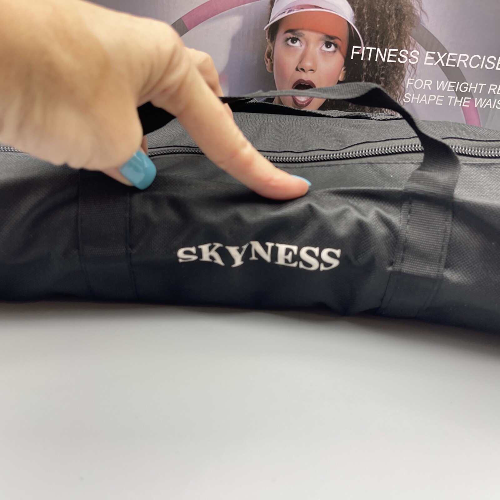 Portable Hoola Hoop Folding Fitness Weighted Hula Hoops 8 Sections for ...