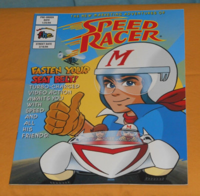 vintage SPEED RACER THE MOVIE video store advertisement brochure | eBay