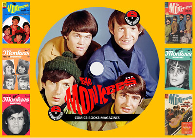 The Monkees Comics & Magazines On PC DVD Rom (CBR Format) | eBay