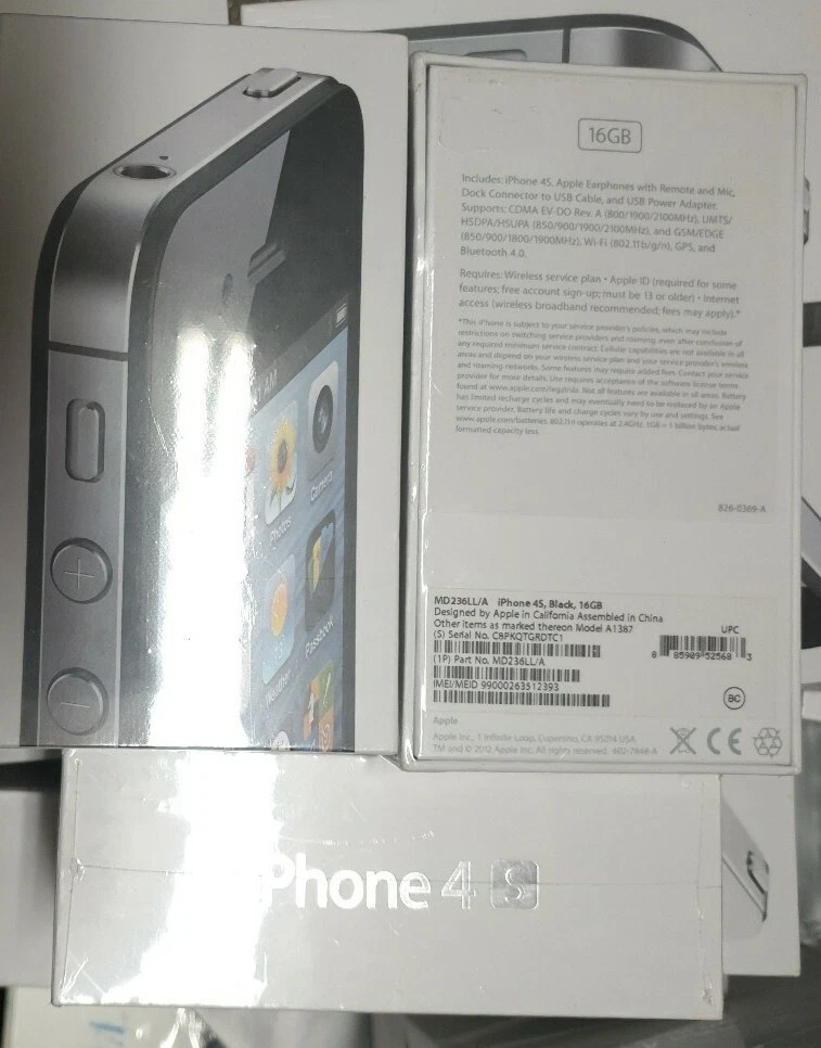 Apple Iphone 4s Black 16gb