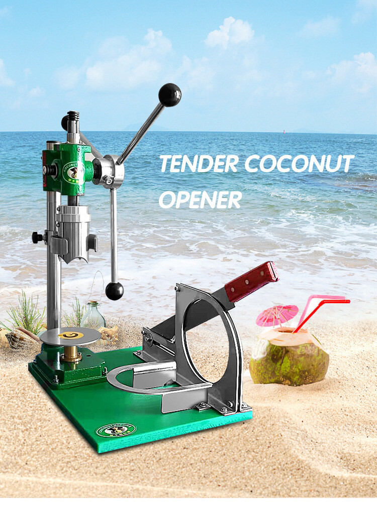 open coconut peeling all in one coconut opening machine manual coconut ...