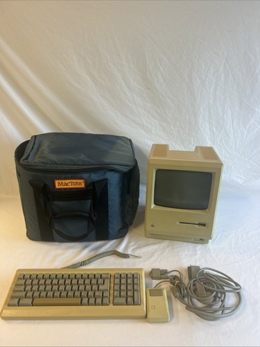 Apple Macintosh Plus . 1mb .Mac Tote Computer With Bag. | eBay