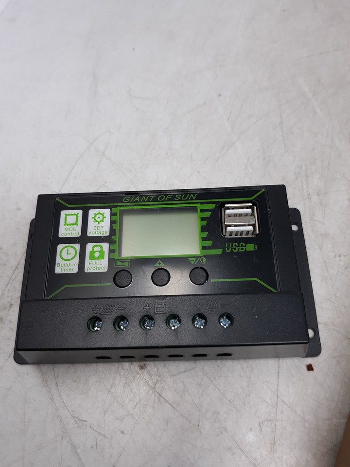 Giant of Sun Solar Charge Controller Kit w/ Panel USB Battery ...