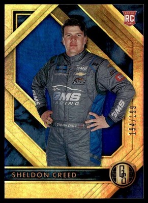 2021 Panini Chronicles Gold Standard Blue Sheldon Creed RC 194/199 #8 ...