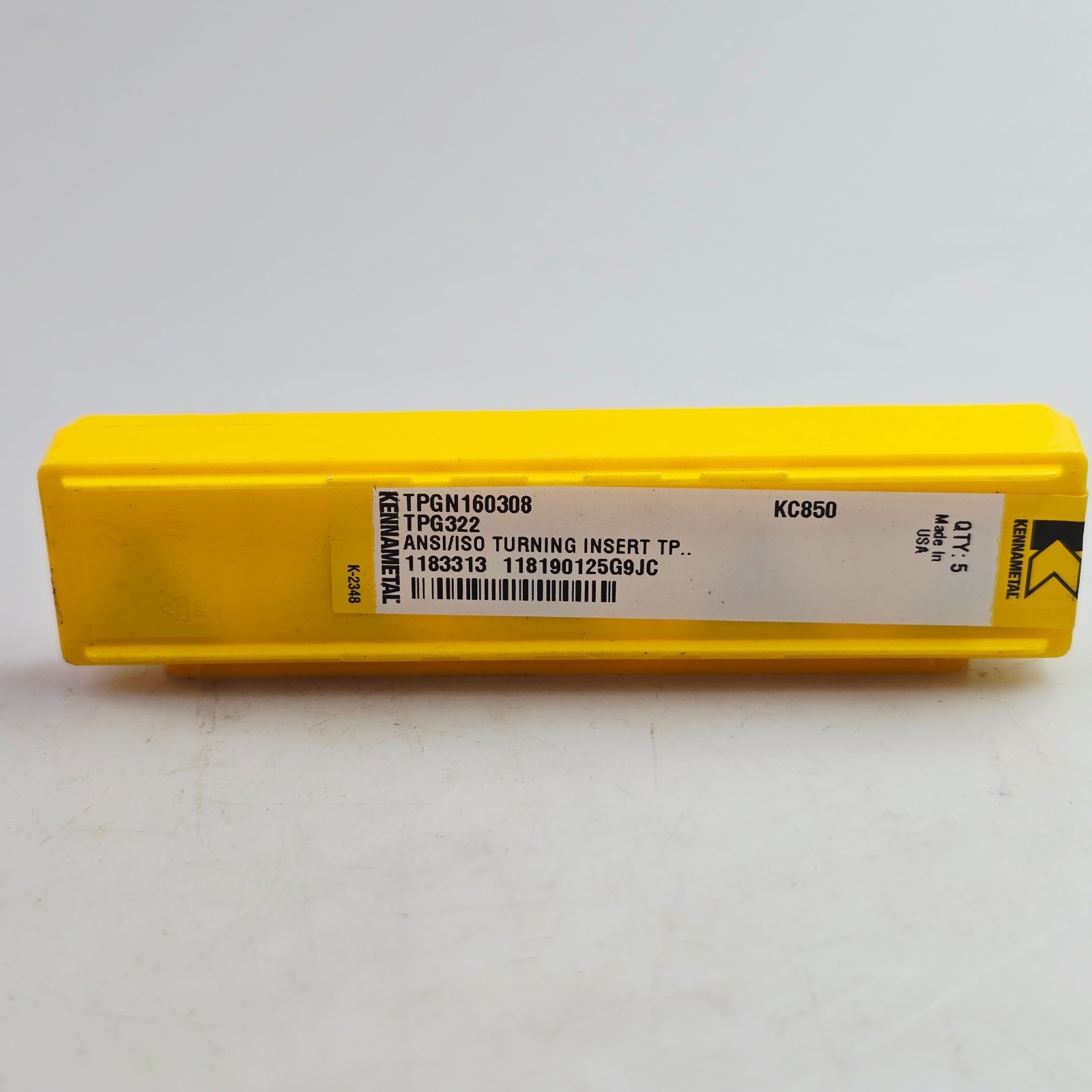 Kennametal TPG 322 KC850 (TPGN 160308) Carbide Turning Inserts (Box of 5) | eBay