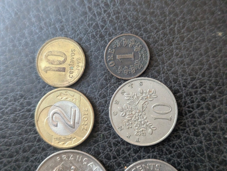 Lot of 8 Different World Coins - | eBay