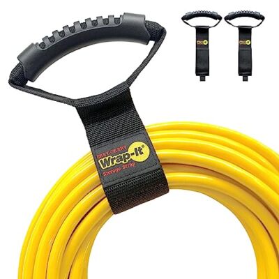 2 Pack 17 Inch Heavy Duty Hook and Loop Cord Carrying Strap Hanger ...
