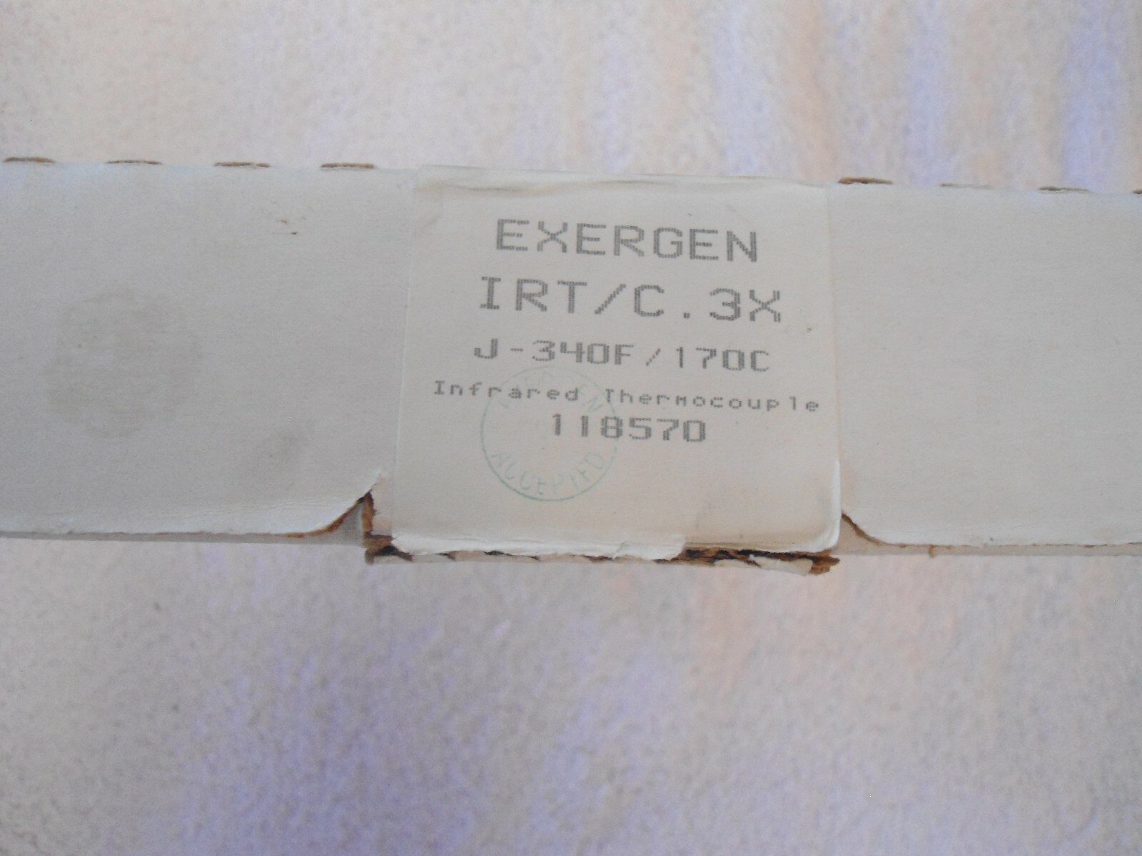 EXERGEN Infrared Thermocouple IRT/C.3XJ-340F/170C | eBay