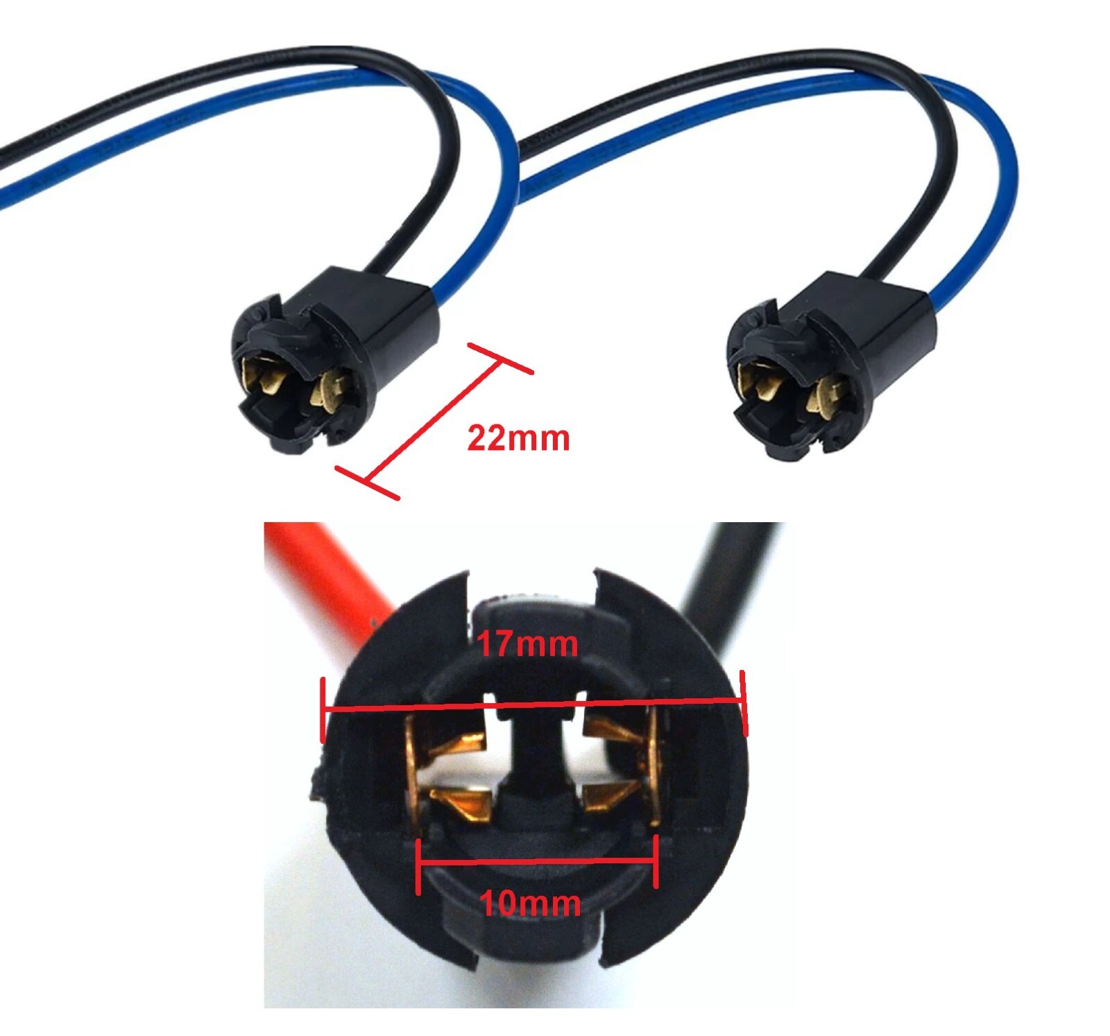 Universal Pigtail Wire Female Socket 921 T13 PBS Back Up Reverse Light ...