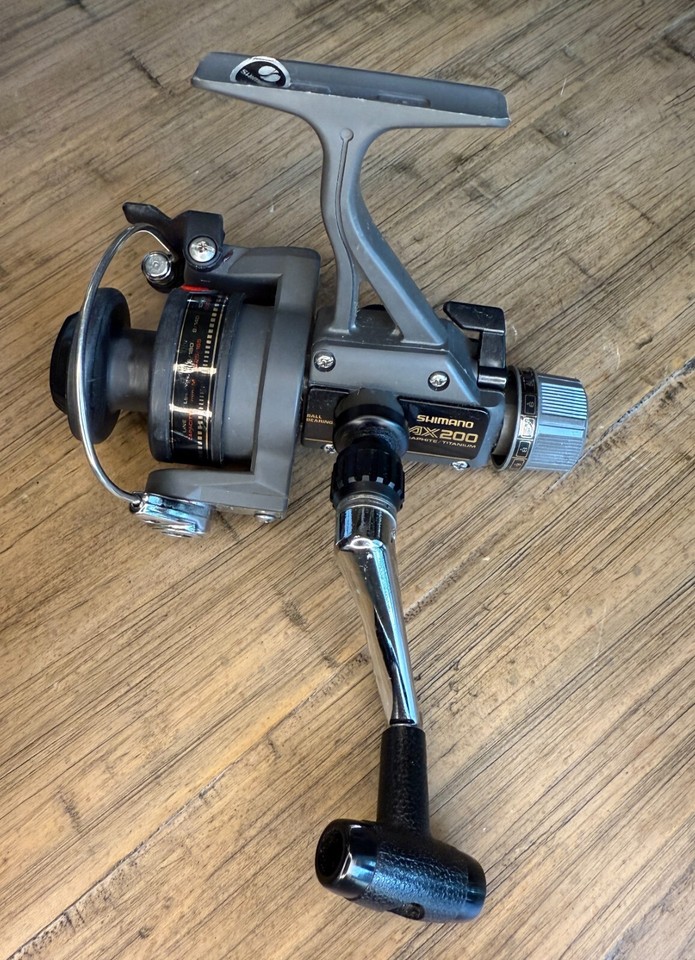 Vintage Shimano AX200 Quickfire II Spinning Reel AX 200 - Made in Japan ...