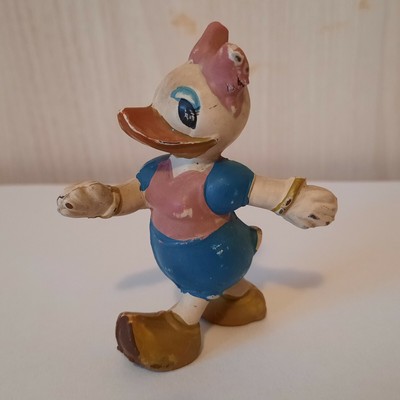 Vintage rubber toy doll Miniature DAISY DUCK Biserka Walt Disney ...