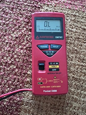 AMPROBE DM78C digital auto multimeter | eBay