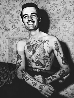 Vintage Tattoo Image 14 x 11" Photo Print | eBay
