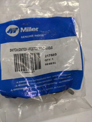 Miller 217680 Switch Ignition 4 Position w/Out Handle | eBay
