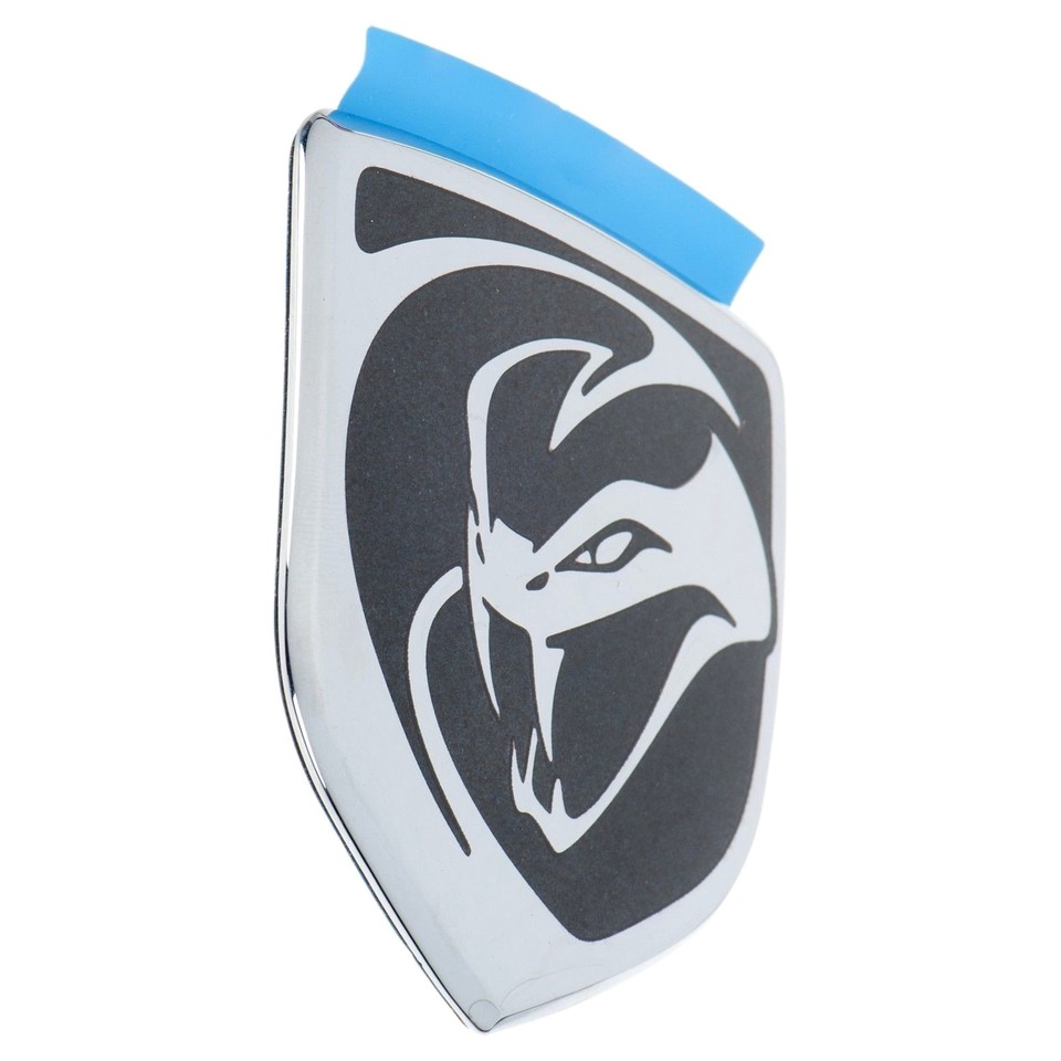 13-17 DODGE VIPER STRIKING SNAKE HOOD EMBLEM BADGE NAMEPLATE MOPAR ...