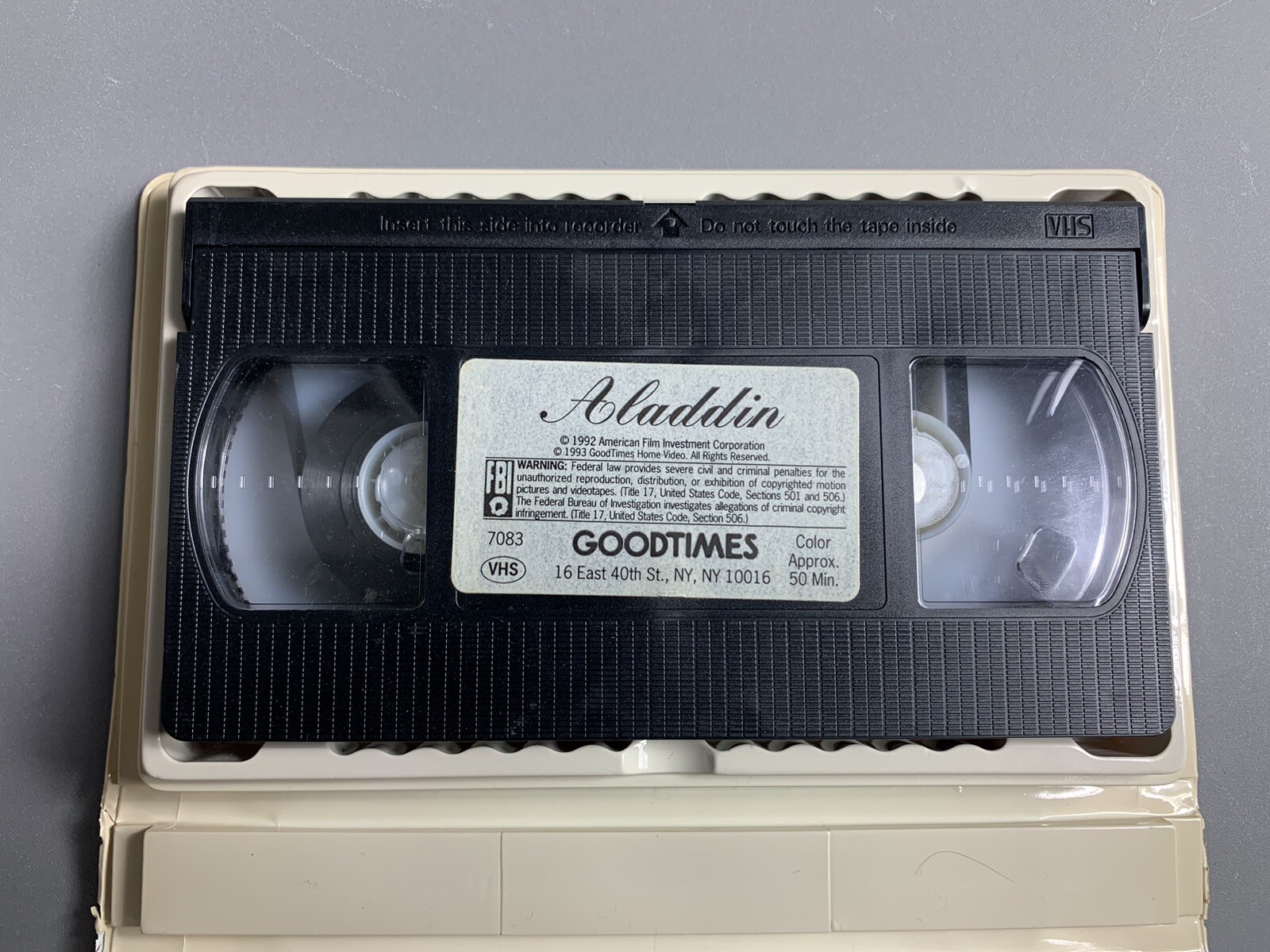 Goodtimes Classic Animated Feature - Aladdin - VHS 18713070838 | eBay